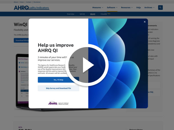 AHRQ - Quality Indicators