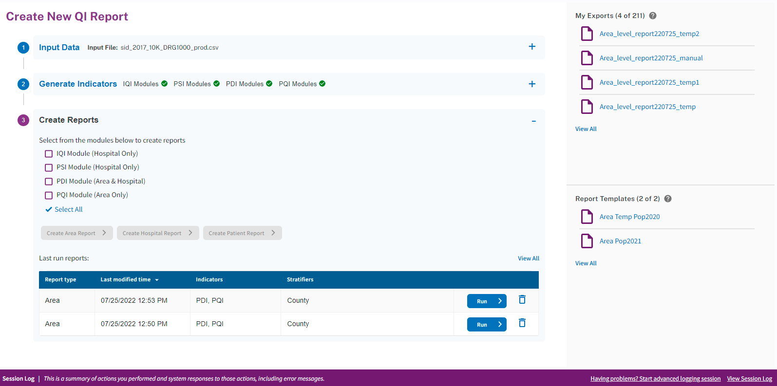 AHRQ - Quality Indicators
